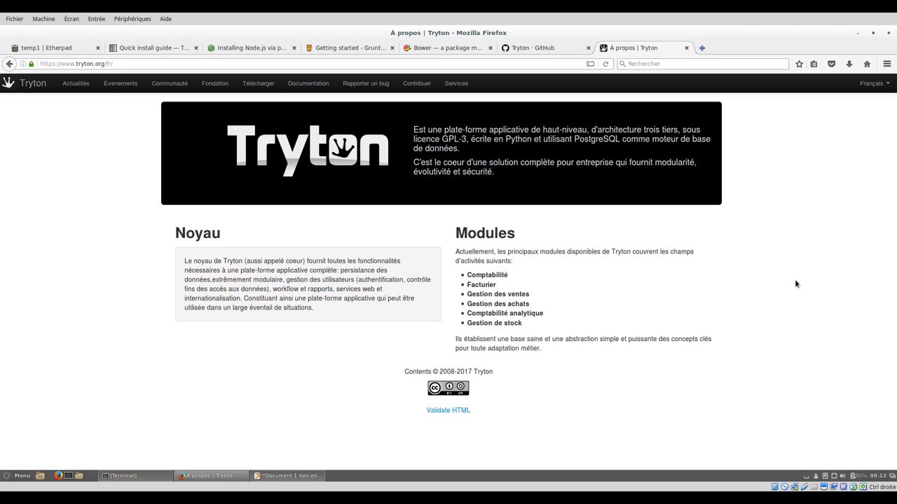 Tuto install Tryton 4.2 Linux Debian - YouTube