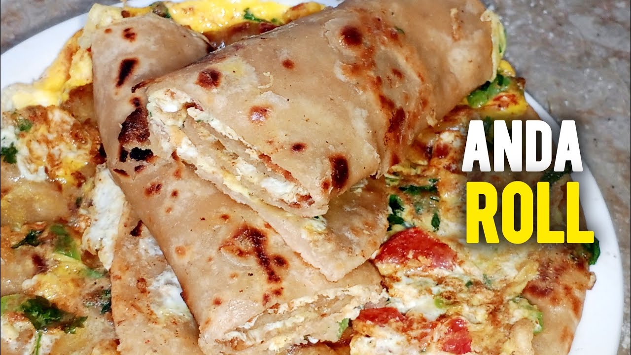 egg roll recipe | anda roll recipe | egg roll street style - YouTube