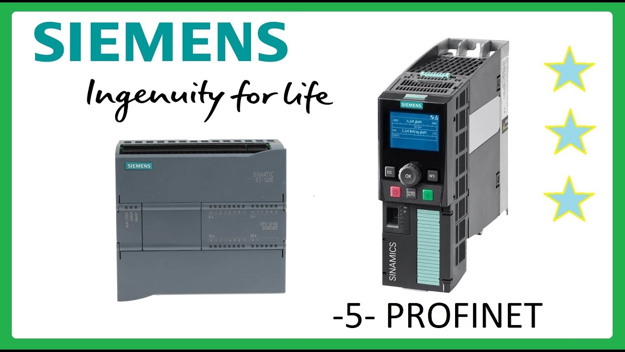 5. G120 Motor Sürücü PROFINET Üzerinden PLC ile Haberleşme (Free ...