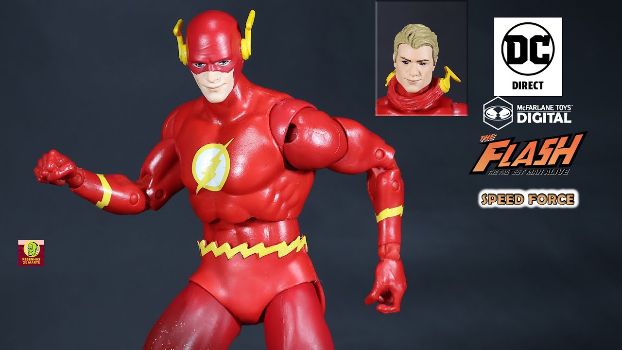 Flash Speed Force DC Direct McFarlane Toys Digital Platinum Edition ...