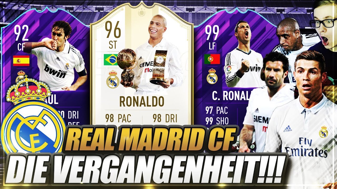 DIE VERGANGENHEIT von REAL MADRID!! 11 ICONS, CRISTIANO RONALDO, R9 😱😱 ...