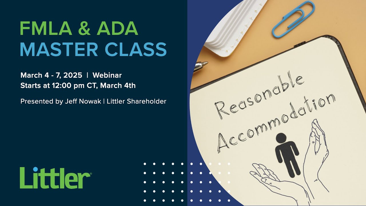 FMLA & ADA Master Class Preview - YouTube