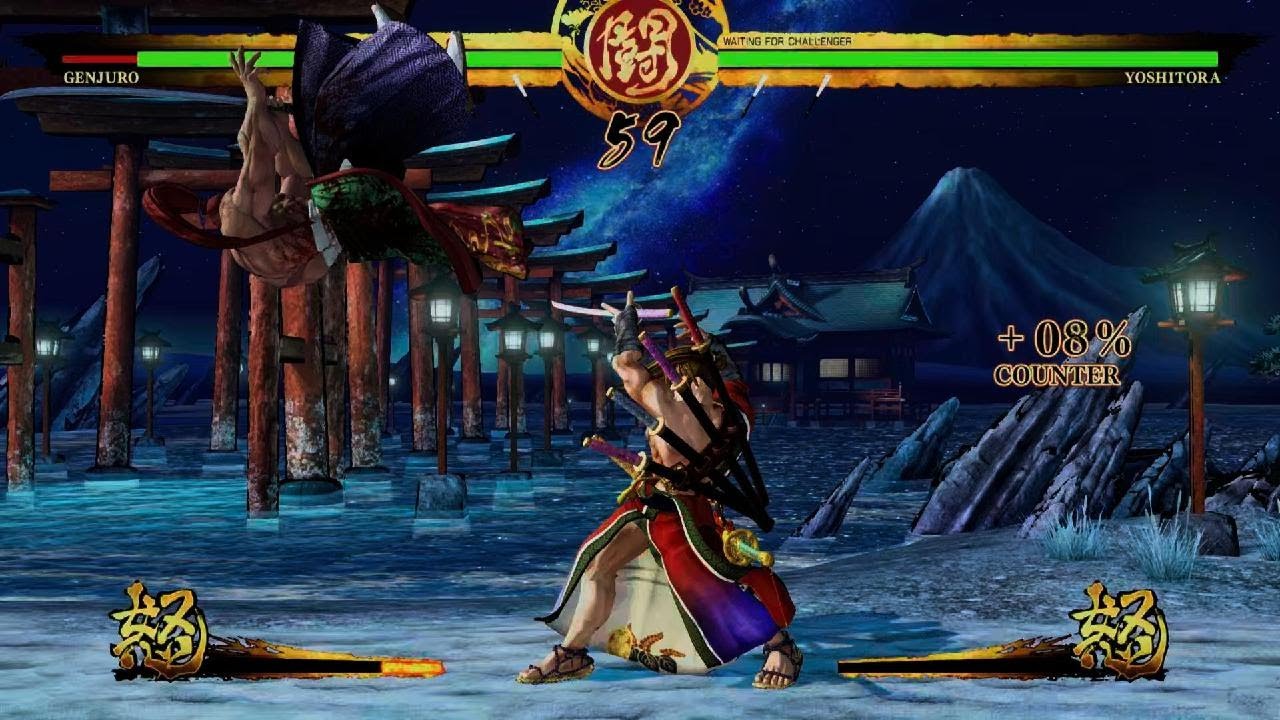 SAMURAI SHODOWN - Genjuro VS Yoshi - YouTube