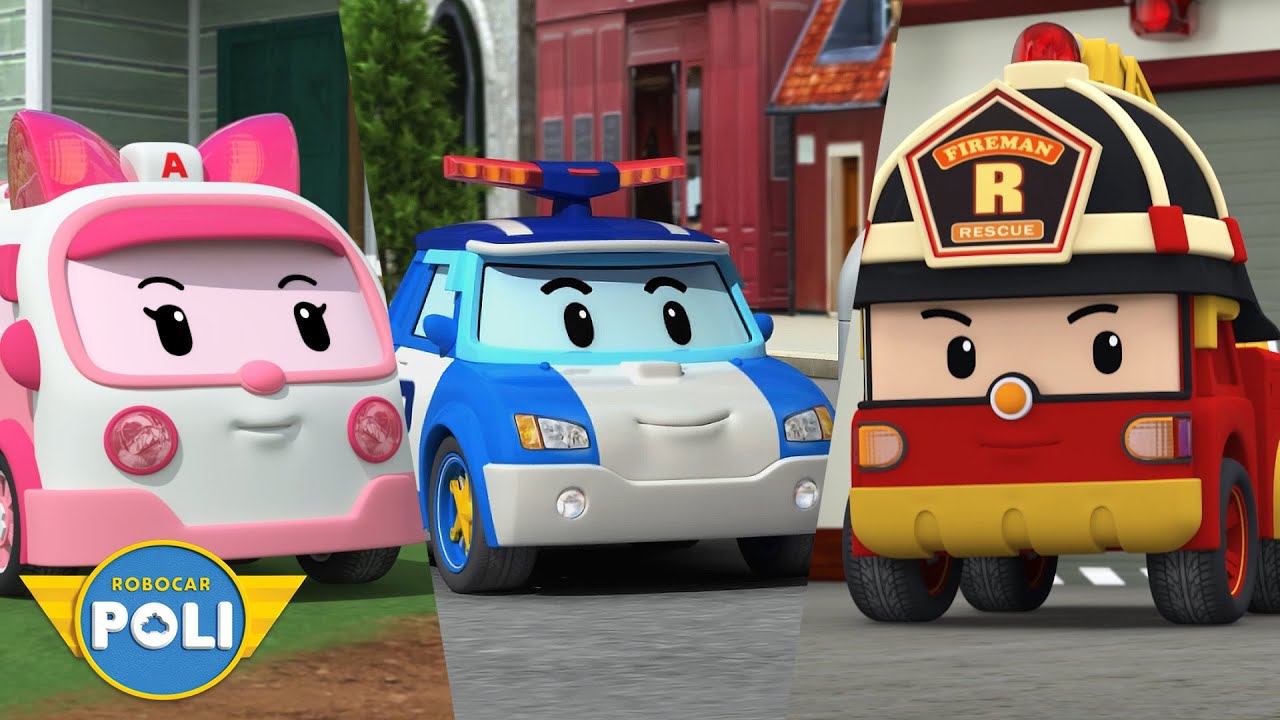 Learn about Safety Tips with AMBER, POLI, and ROY | Robocar POLI Safety ...