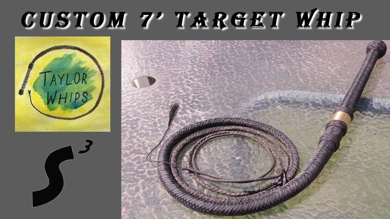 Whip Review-7' Custom Target Whip by Taylor Whips - YouTube