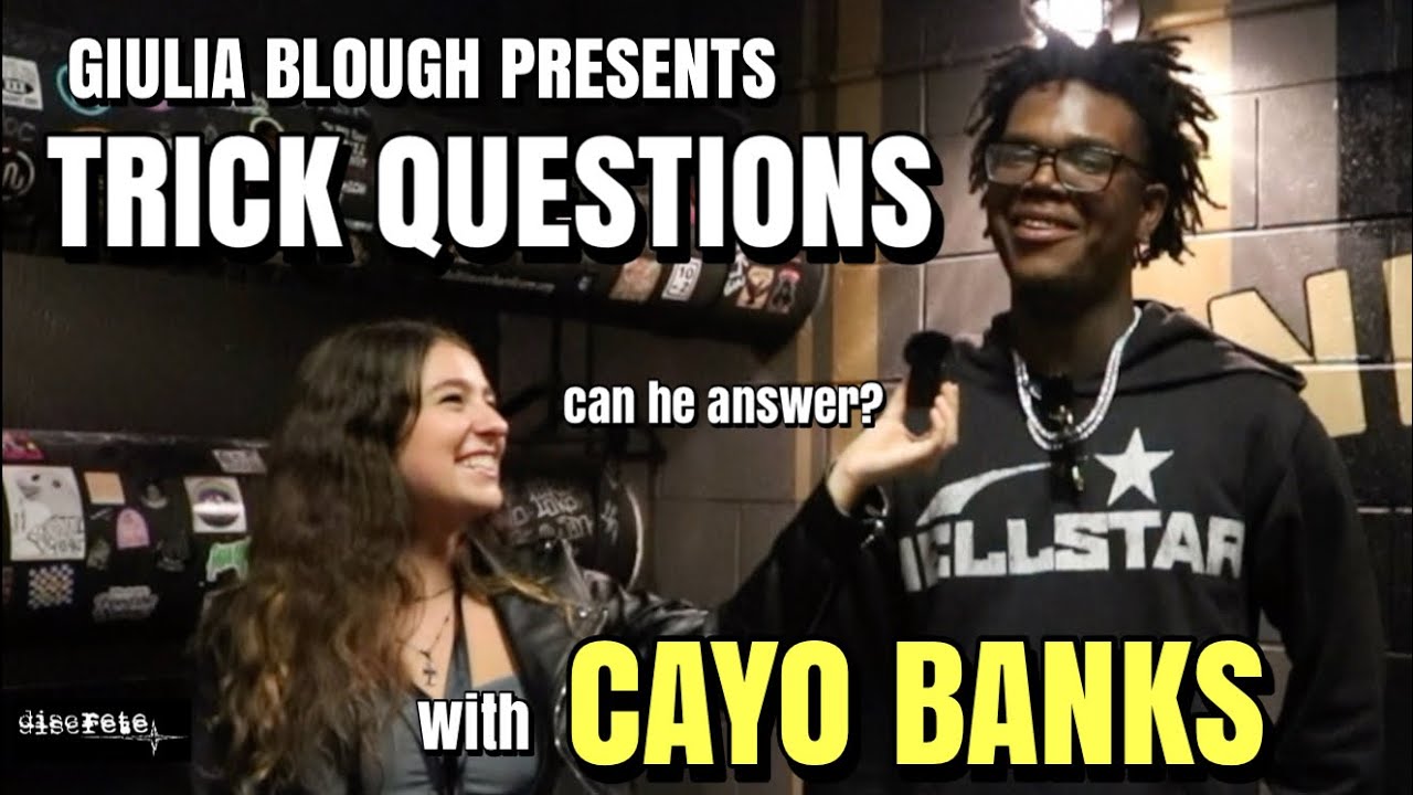 CAYO BANKS ANSWERS TRICK QUESTIONS FULL INTERVIEW | Giulia Blough ...