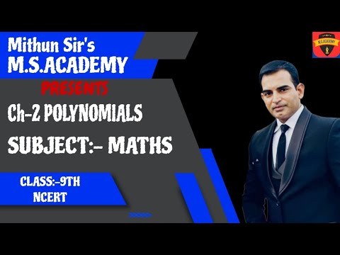 CLASS 9 MATHEMATICS CHAPTER 2 POLYNOMIALS SPLITTING THE MIDDLE TERM ...