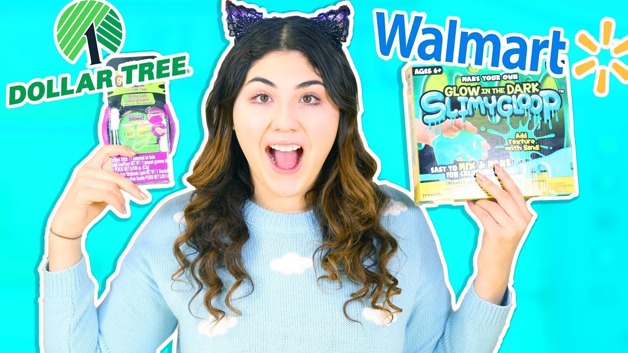 $1 SLIME KIT VS $5 SLIME KIT | comparing dollar tree slime kit with ...