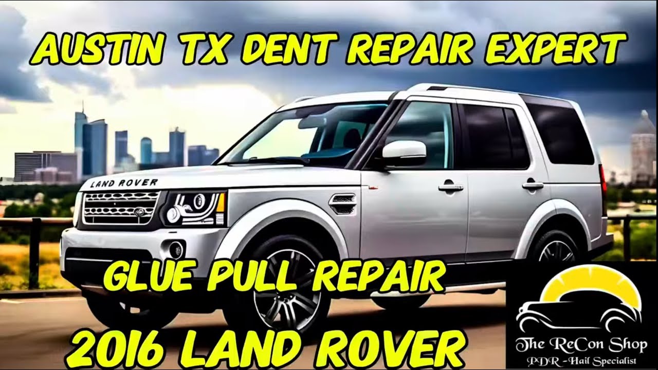 Glue Pulling Dent Repair on 2016 Land Rover LR4 | Paintless Dent Repair ...