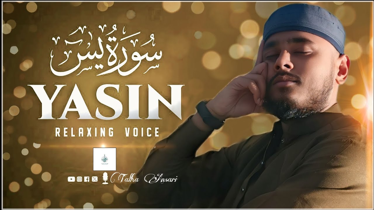 Surah Yasin (Yaseen) سورة يس | Relaxing heart touching voice | Talha ...
