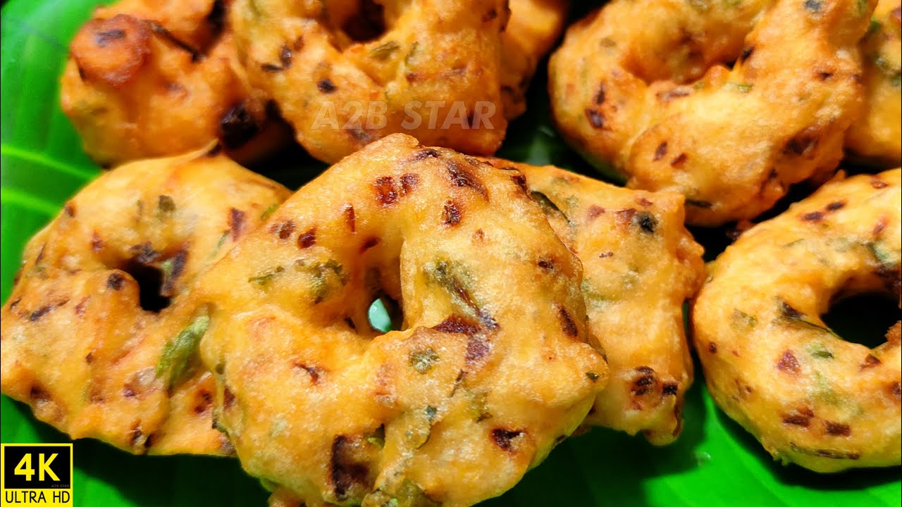 Crispy Medu Vada Recipe | Urad Dal Vada | Medu Vada Recipe | How To ...