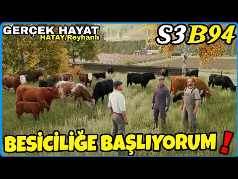 BESİCİLİĞE BAŞLIYORUM🔸️1 000 000 LİRA BORÇLANDIM🔸️CEMŞİT ABİDEN 10 TANE İNEK ALDIM fs25 gerçek hayat