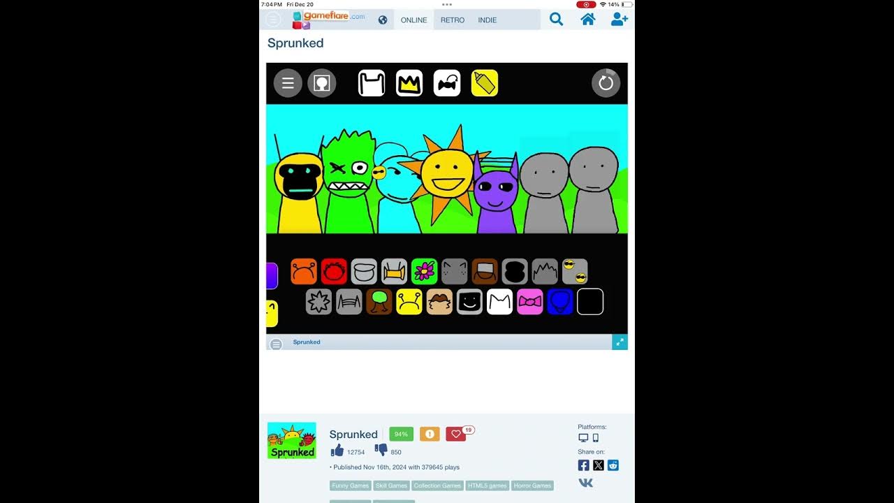 Sprunked -All character + bonus characters and secret characters. - YouTube