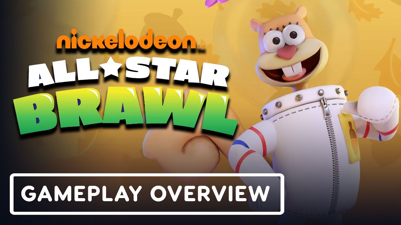 Nickelodeon All-Star Brawl - Official Sandy Cheeks Gameplay Overview ...