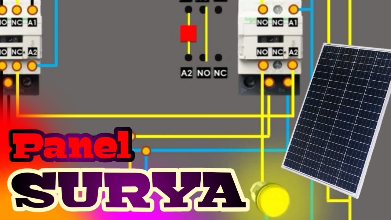 Pasang Kontaktor dan Inverter Panel Surya | COS PLN Panel Surya - YouTube