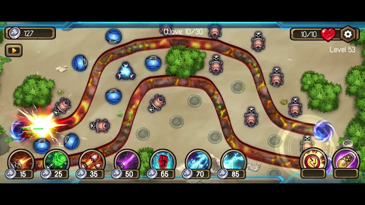 Level 53 of Tower Defense Galaxy Legend Game short video | @Kidilaska ...