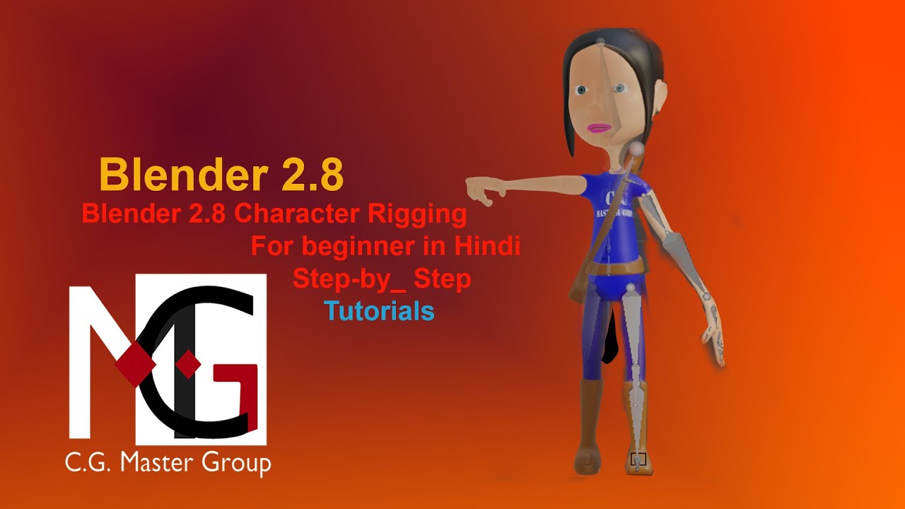 Blender 2.8 Spine Bone Rig Part-3 - YouTube