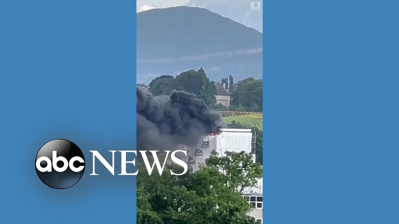 Explosion near Geneva airport disrupts flights - YouTube