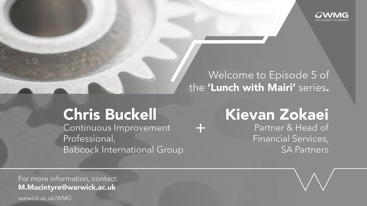 Episode 5 | Lunch with ... Chris Buckell and Kievan Zokaei - YouTube