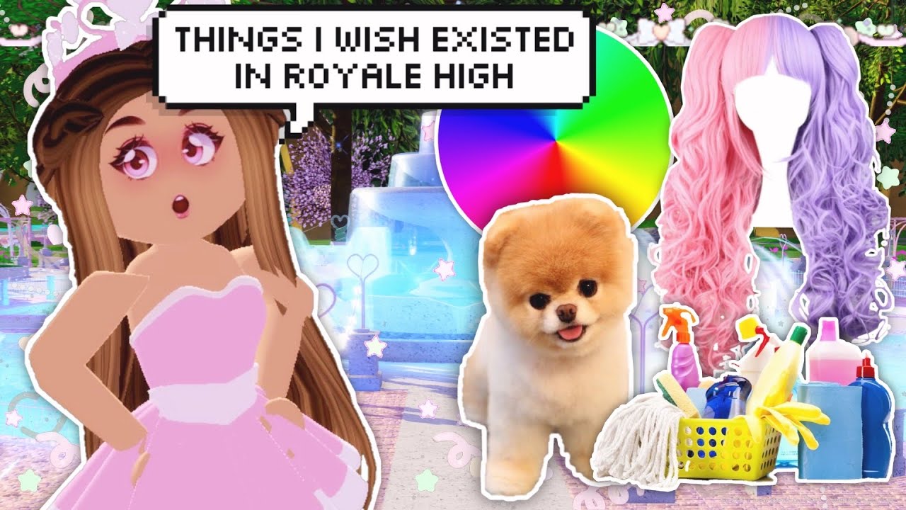 10 Things I WISHED EXISTED in Royale High 🤫 | PETS, SPLIT HAIR COLOURS ...
