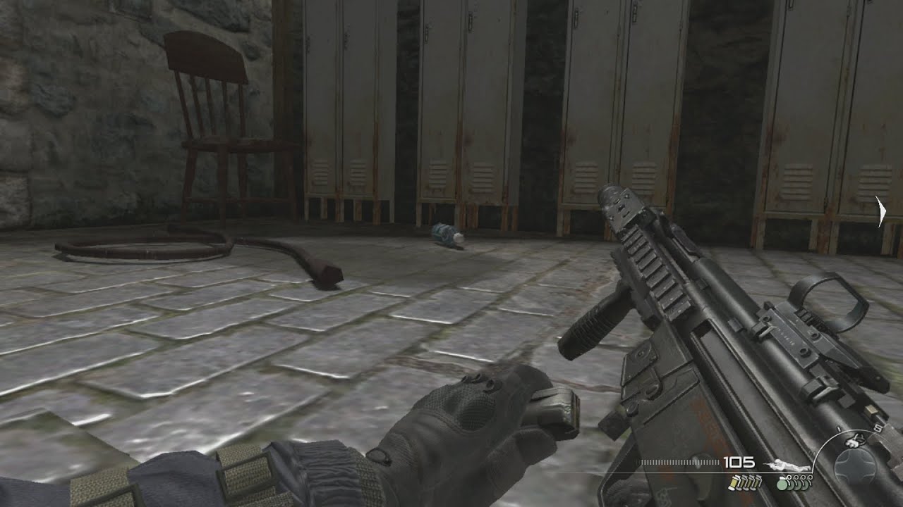 Modern Warfare 3 Campaign Stronghold MP5 Suppressed With Red Dot Sight ...