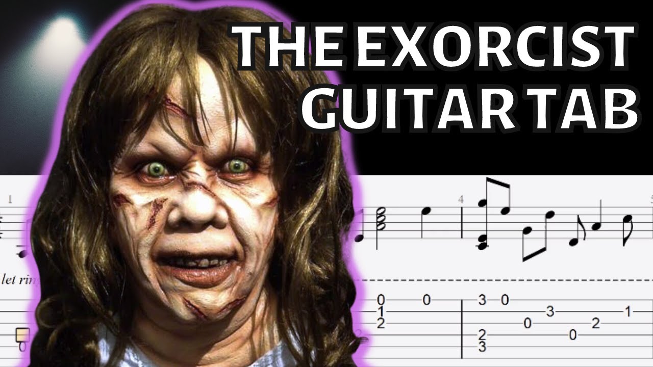 THE EXORCIST Theme Guitar Tab - YouTube