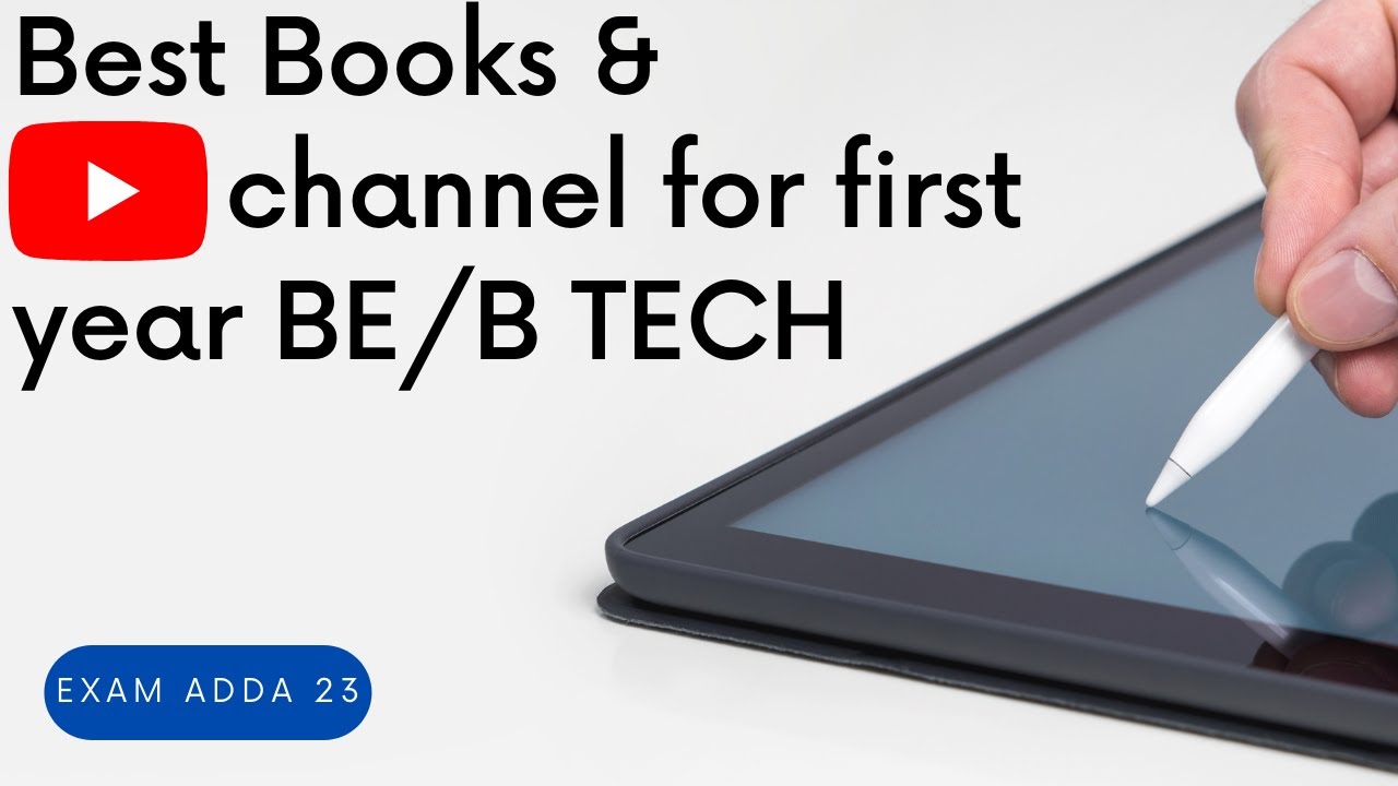 Best BOOKS and YOUTUBE CHANNEL For 1st Year BE/B TECH - YouTube