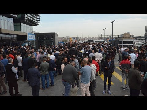 Uber sürücülerinden eylem