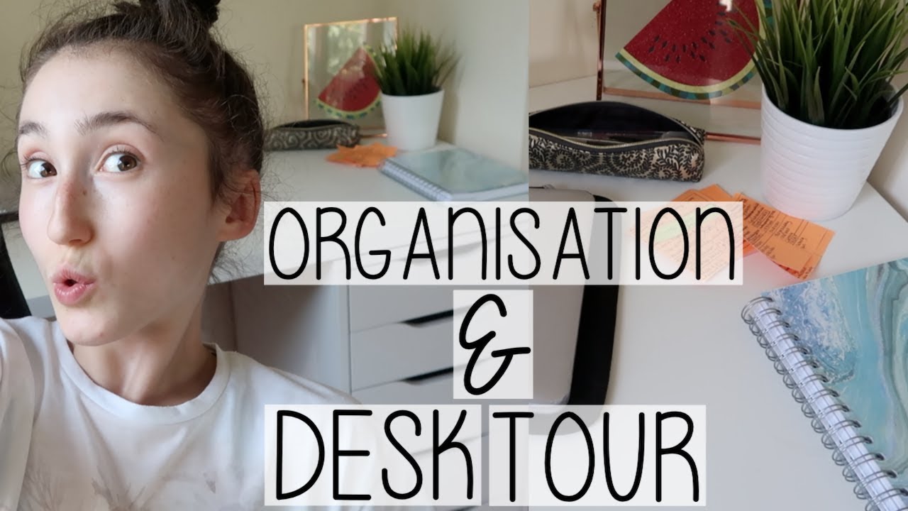 GET ORGANISED WITH ME VLOG & DESK TOUR | ANOTHER PRODUCTIVE DAY IN THE ...