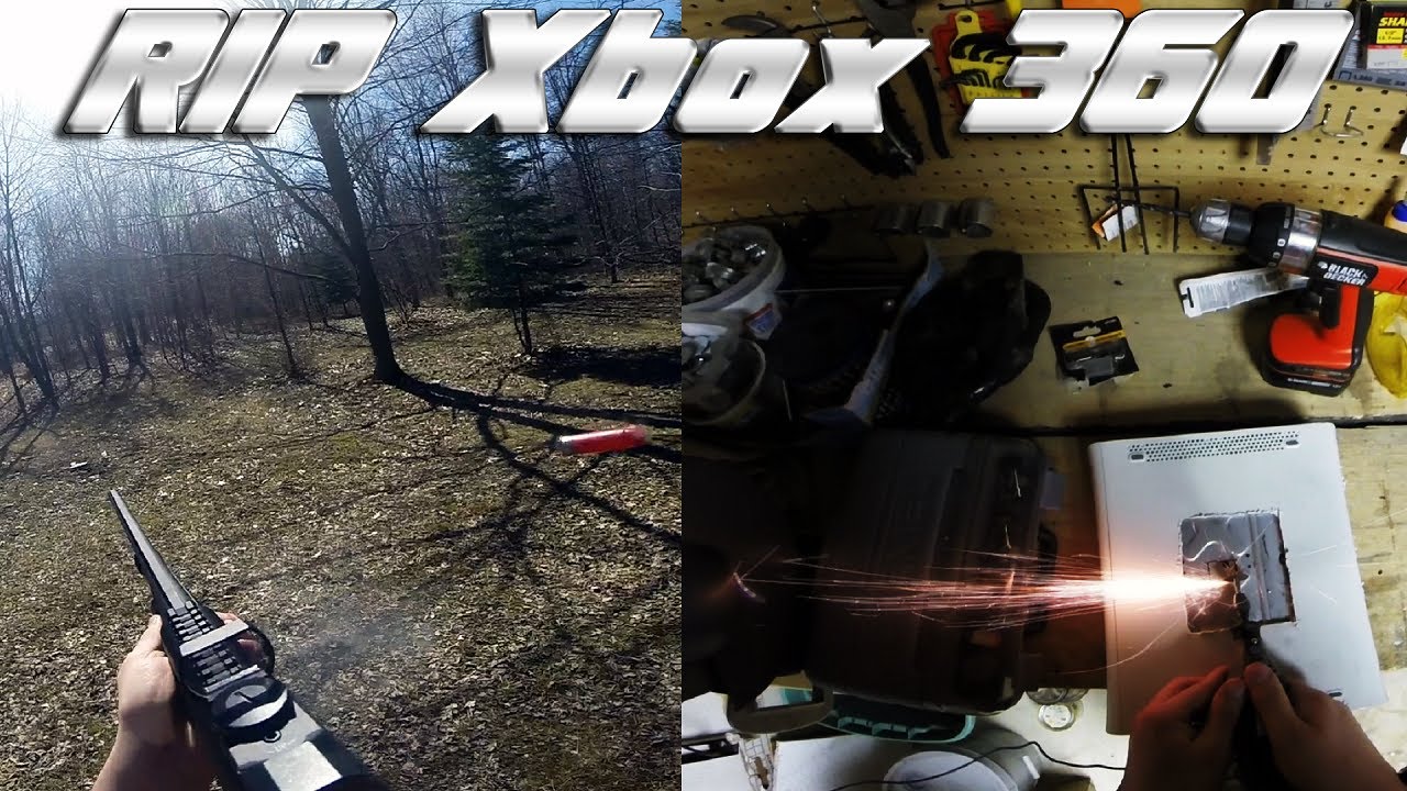 Destroying an Xbox 360 - YouTube