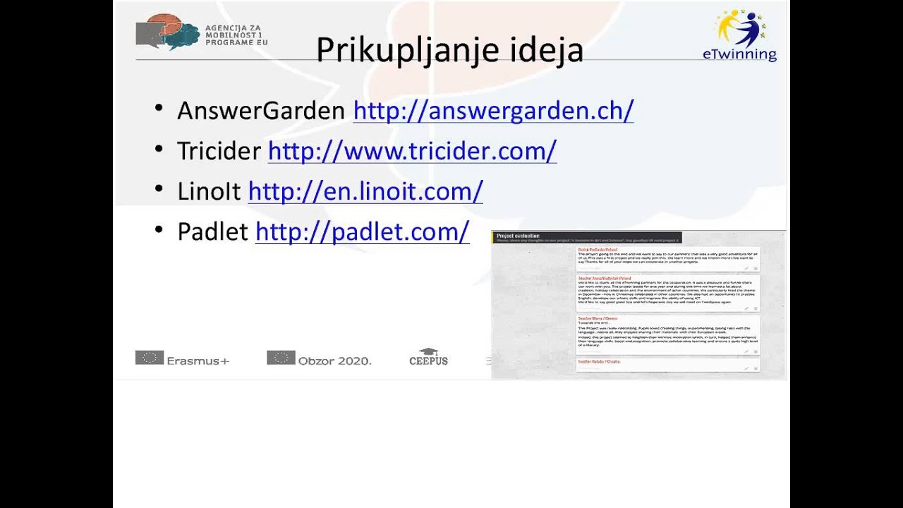 Web 2.0 alati u eTwinning projektima - YouTube