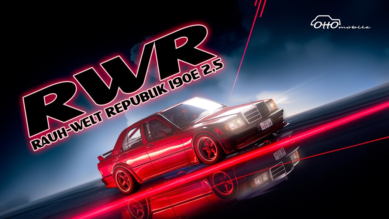 RWR REPUBLIK 190E 2,5-16 ALMANDINE RED 512 2016 ⎜OT1104 ⎜1/18 Scale ...