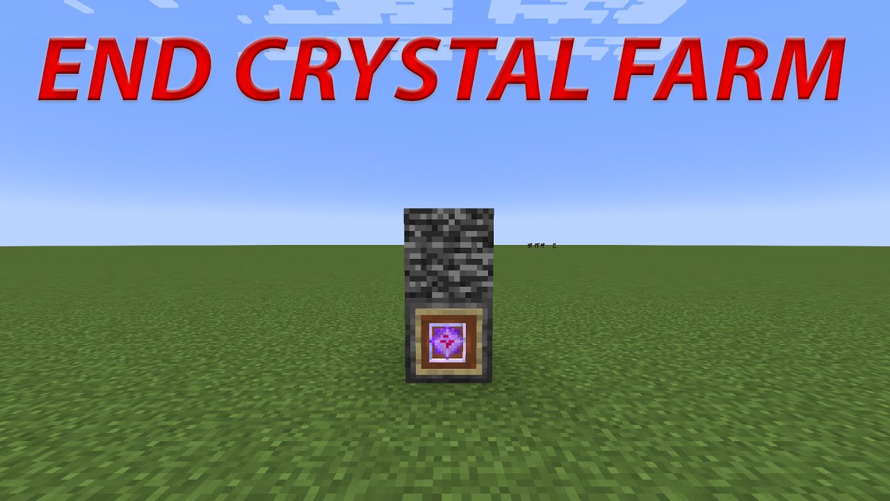 Smallest End Crystal Farm In Minecraft - YouTube