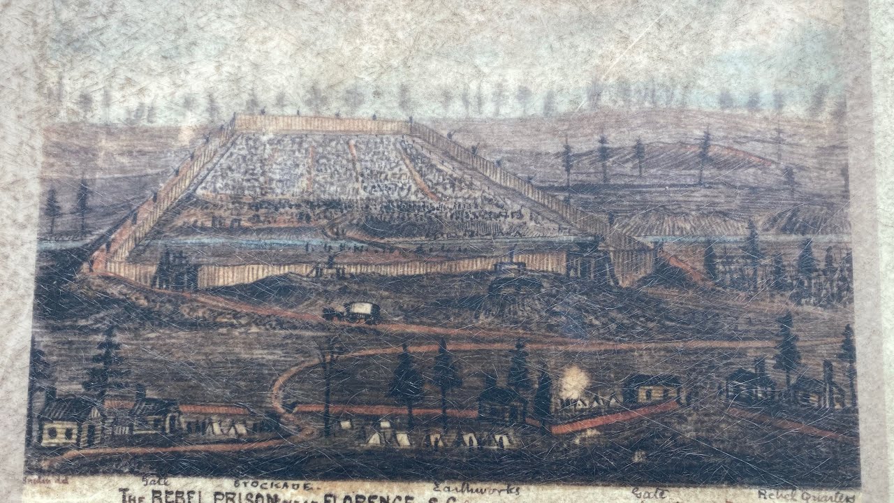 Florence SC Stockade held Civil War POW, Florena Budwin, disquisesd as ...