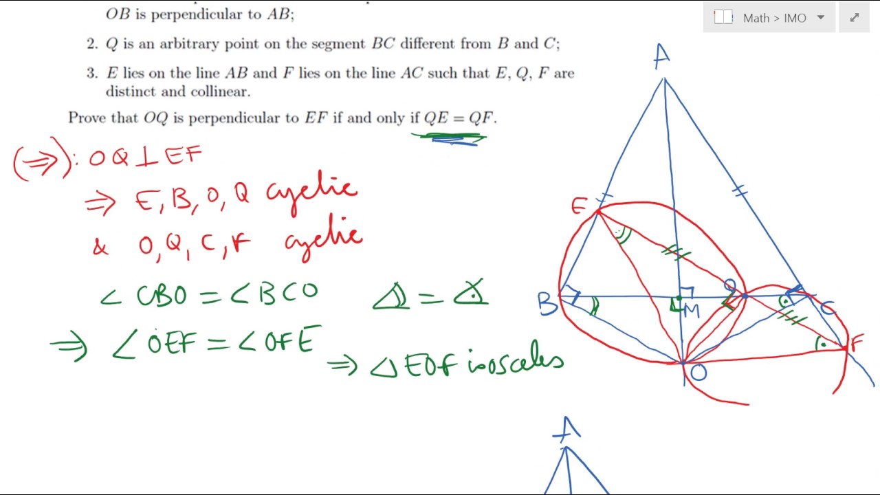 1994 IMO Problem #2 - YouTube