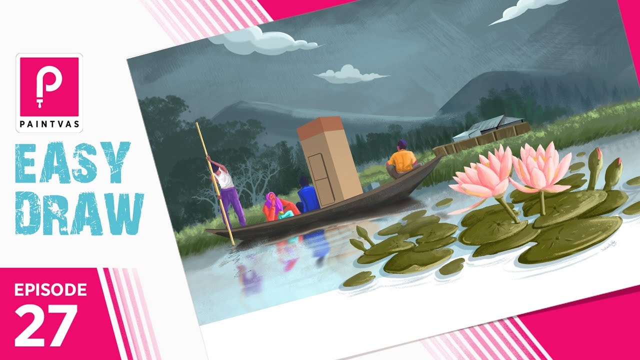 Easy Digital Painting Step by Step | @paintvasbd |. ডিজিটাল পেইন্টিং ...