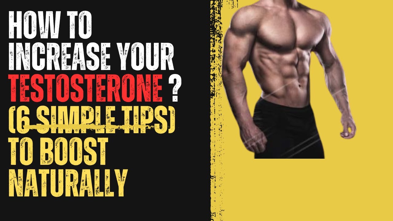 How to Increase your Testosterone? (6 Simple Tips) To Boost NATURALLY ...
