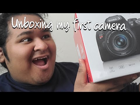 Unboxing my first Canon camera!!!! so excited 😊 - YouTube