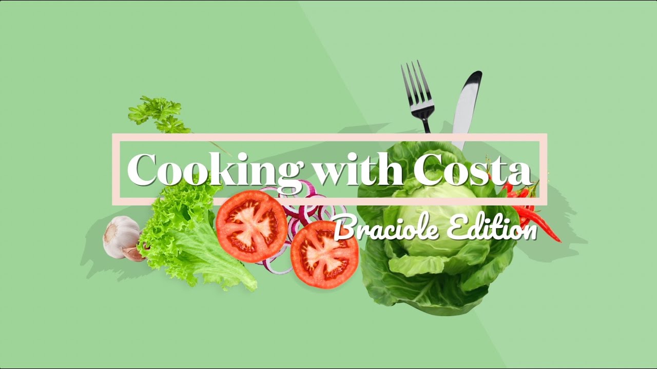 Cooking with Costa: Braciole Edition - YouTube