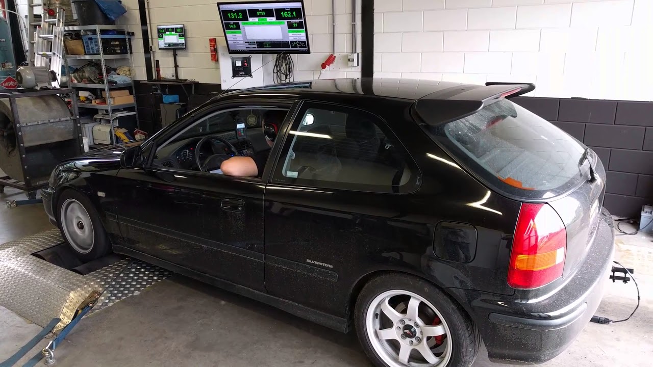 DynoTune: Honda Civic B16A2 - YouTube