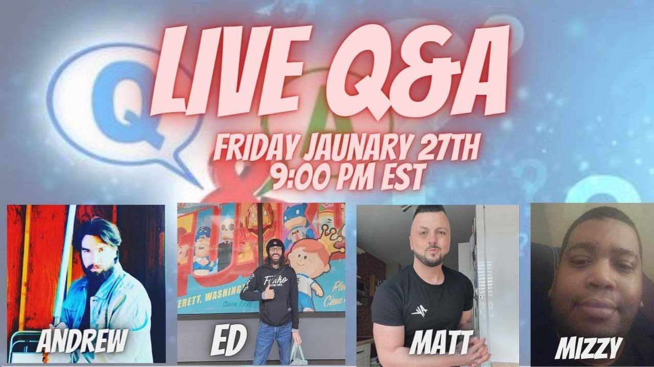 Live Q&A with Mizzy, Andrew, Ed and Matt!! - YouTube
