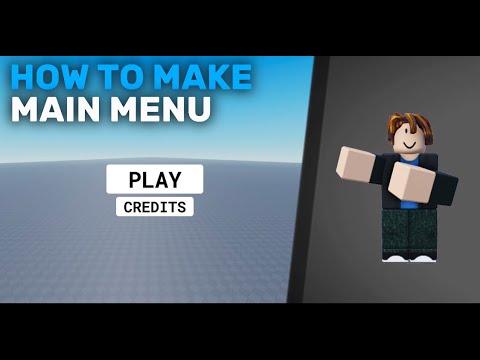 How to make a Main Menu in Roblox Studio - YouTube