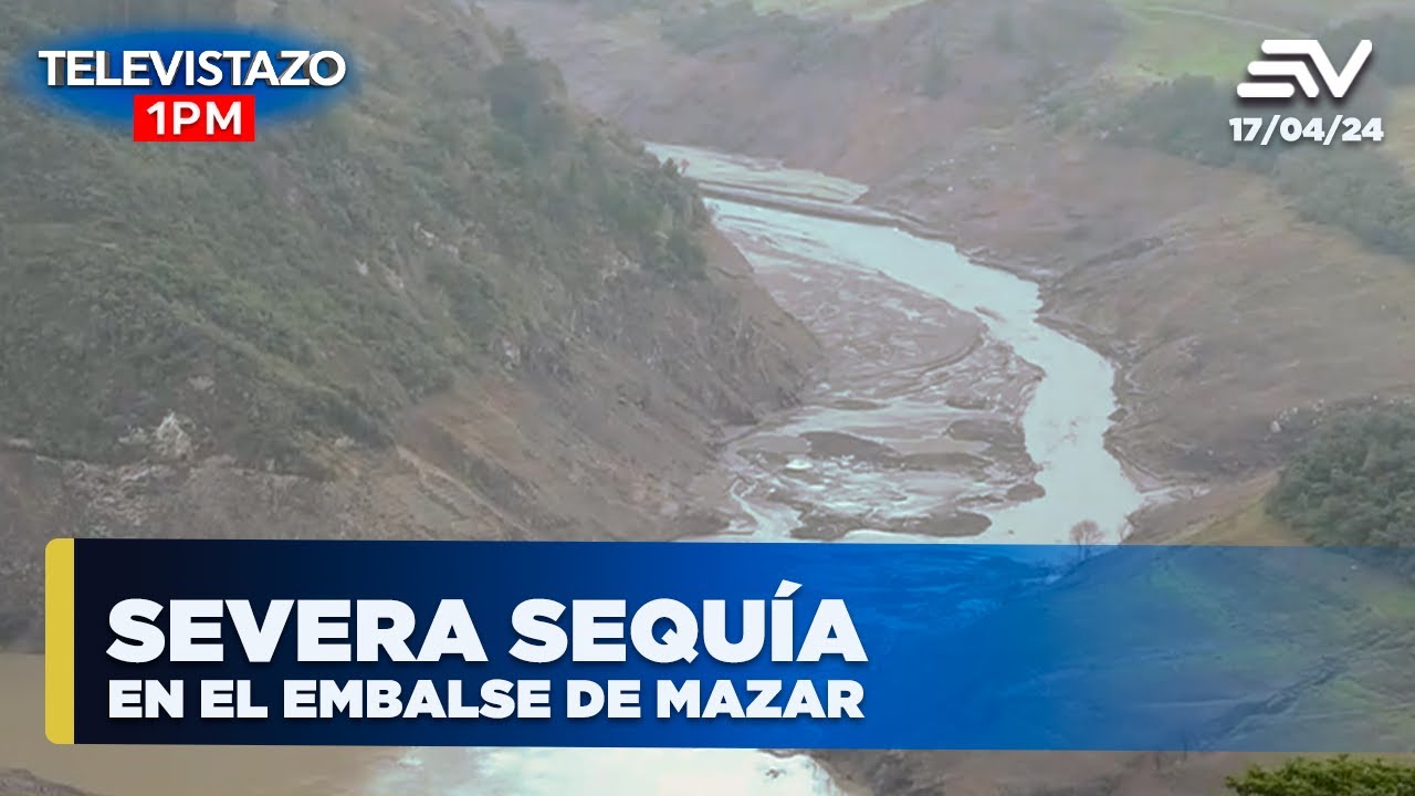 Se puede caminar en el embalse de Mazar | Televistazo #ENVIVO - YouTube