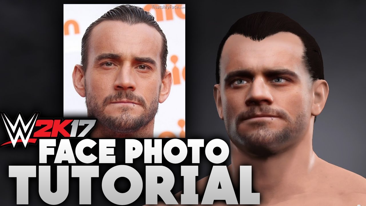 WWE 2K17 - How to Import Your Face Photo - YouTube