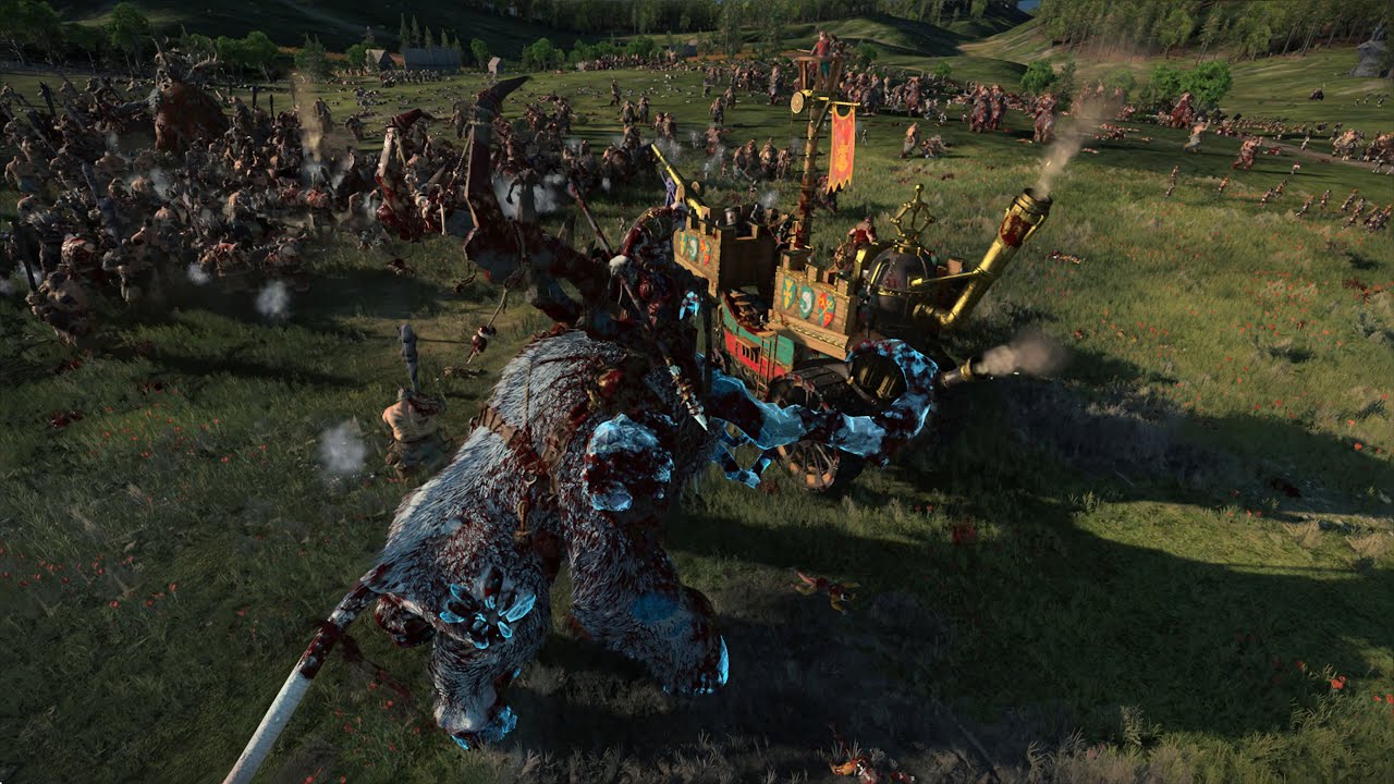 Ogre Kingdoms vs The Empire - 4K Quality - Total War Warhammer 3 - YouTube