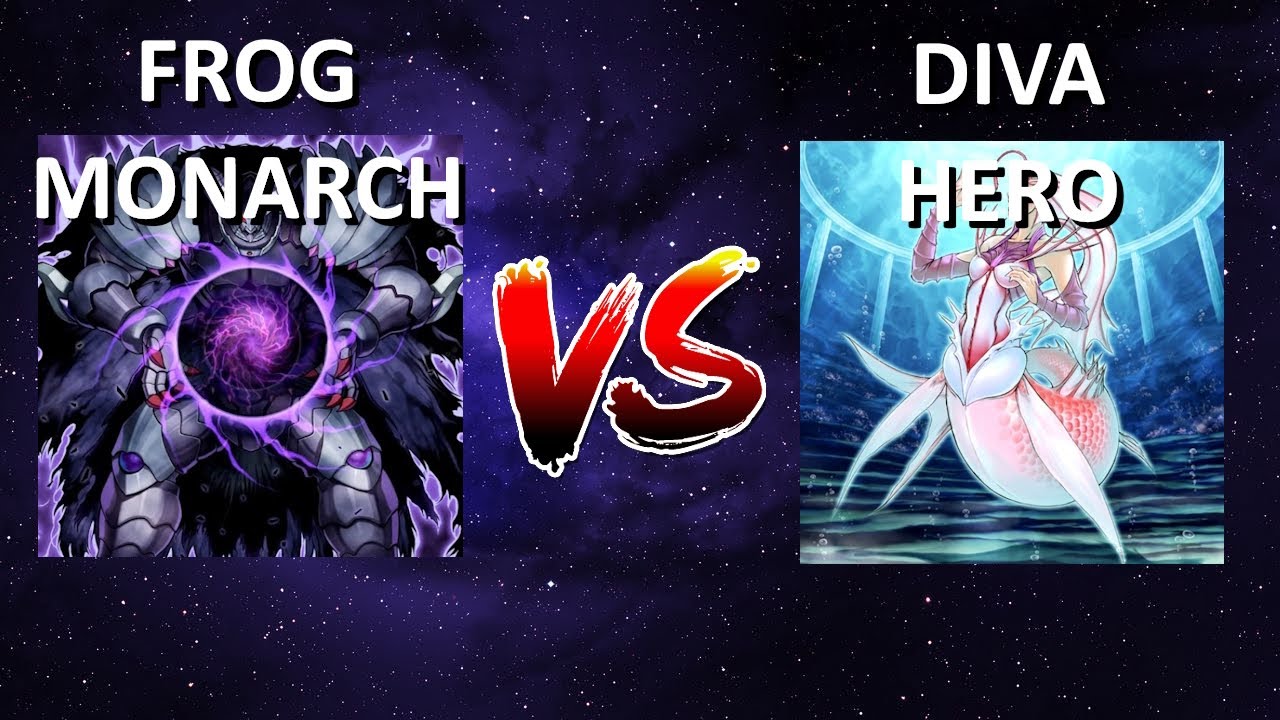 Frog monarch vs Diva hero | Edison Format | Dueling Book - YouTube