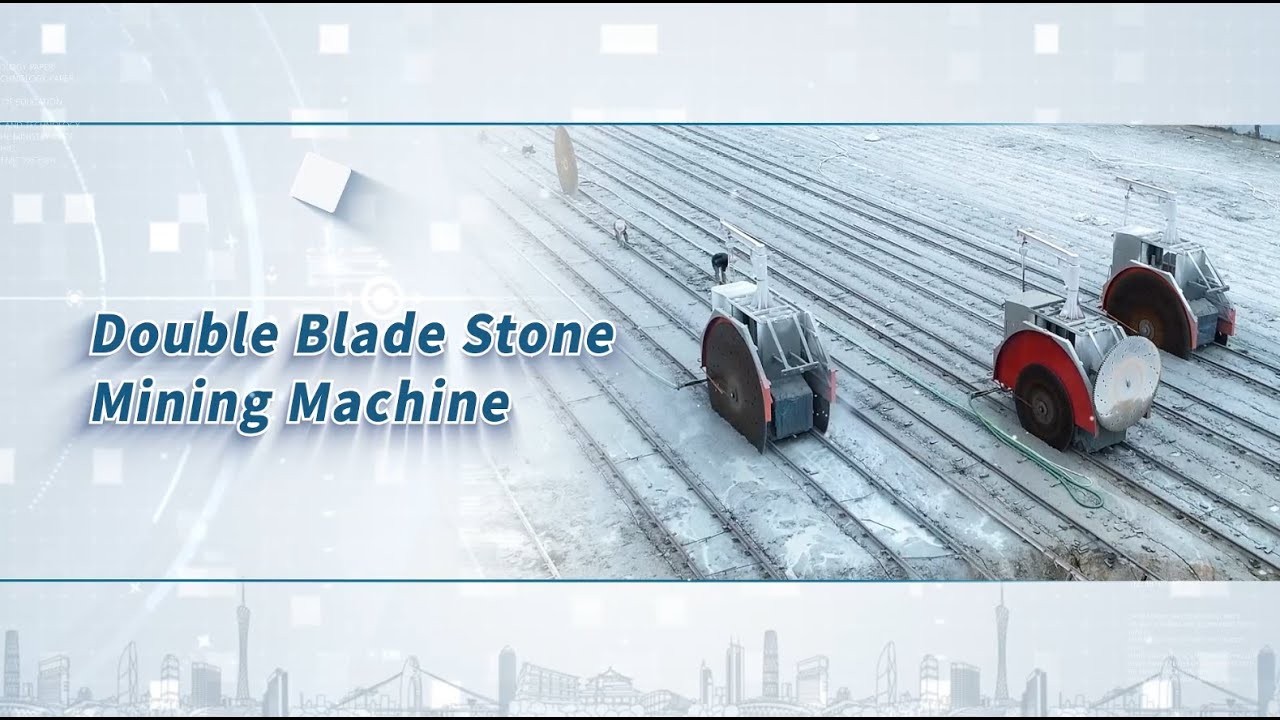 Double blade stone mining machine | HuaLong stone machinery | Stone ...