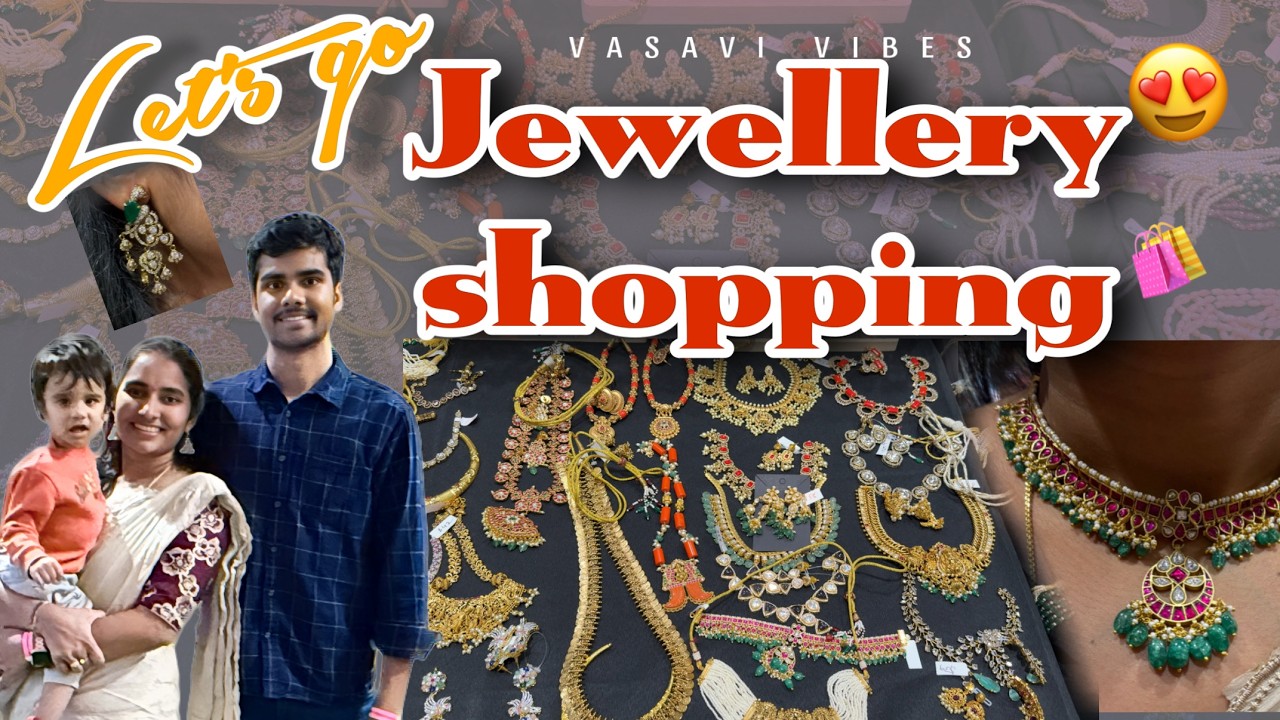 Come Jewellery Shopping with Me 💎 Telugu Festival in the US 🇺🇸 ...