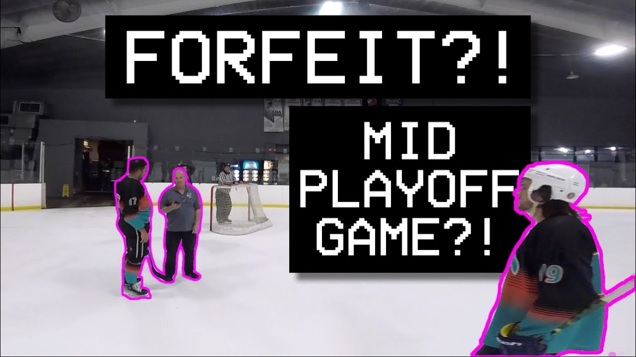 We had to FORFEIT in the middle of a PLAYOFF GAME! - YouTube