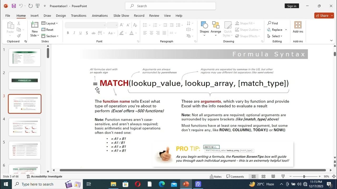 Microsoft Excel-Tutorial Lecture-1-How to write formula in Excel - YouTube